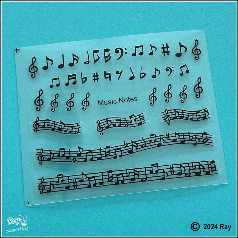 Music Notes Decal - Etsy