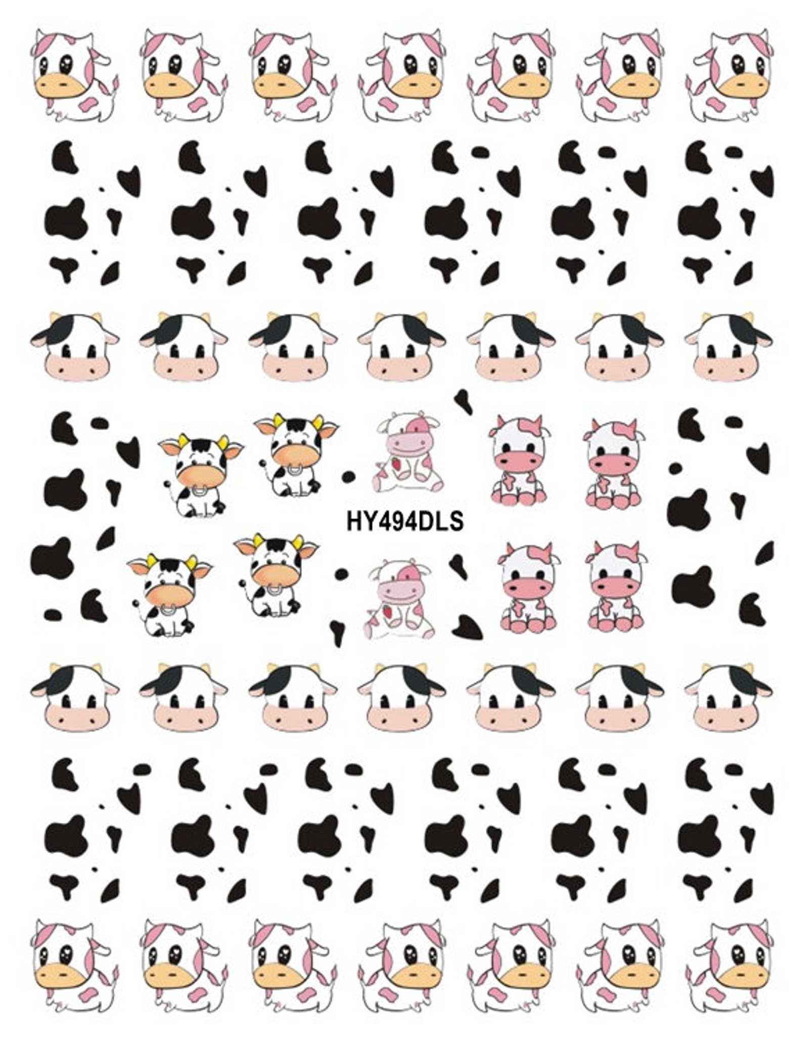 Spotted Cow Print Leopard Print Pattern Calf Self-adhesive - Etsy