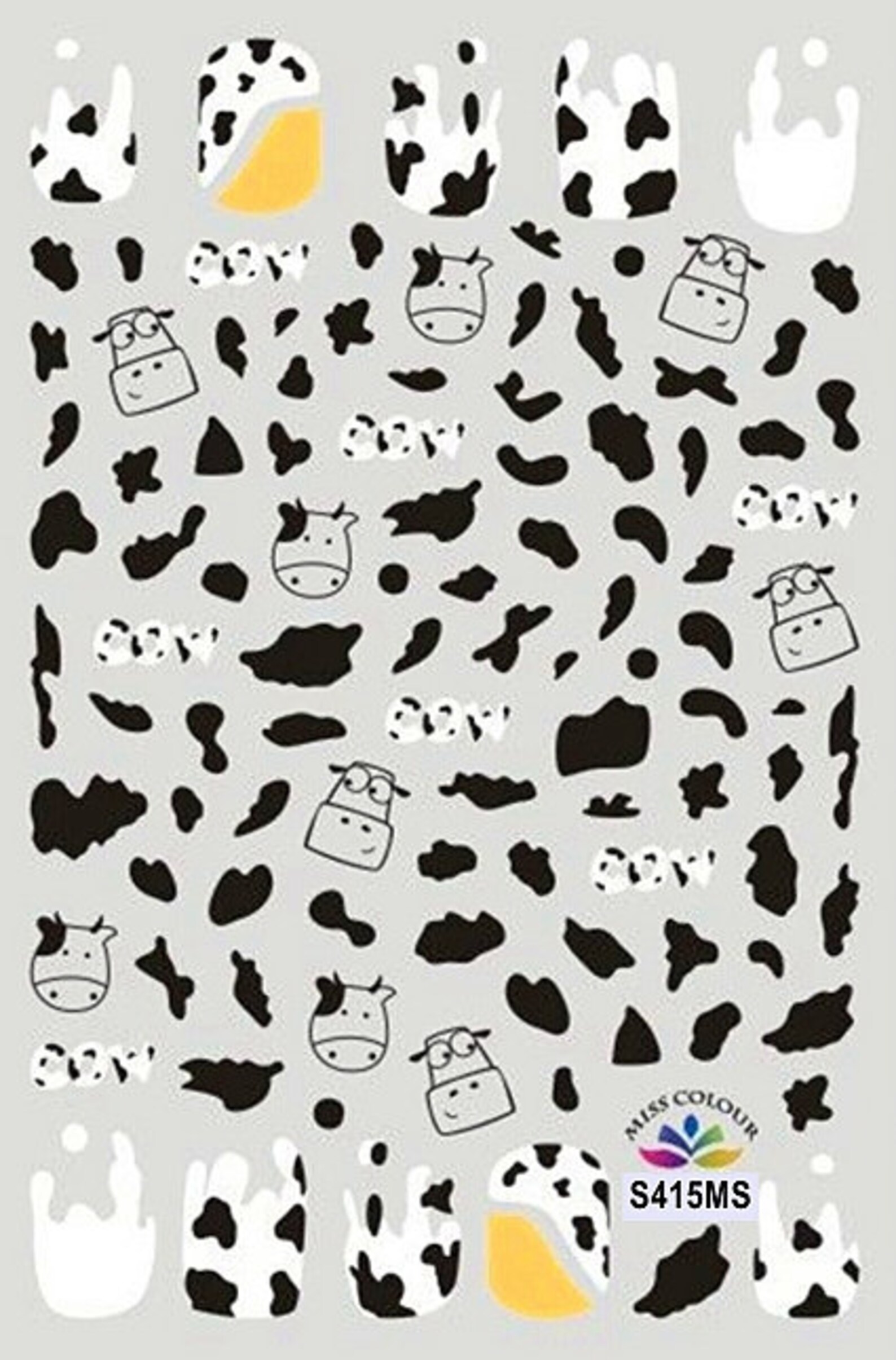 Spotted Cow Print Leopard Print Pattern Calf Self-adhesive - Etsy