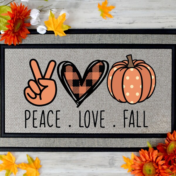 Peace Doormat - Etsy