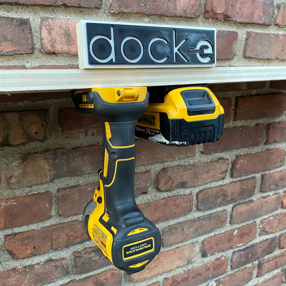 Dewalt 20V Power Tool Storage Dock Mounting Bracket for 20V | Etsy