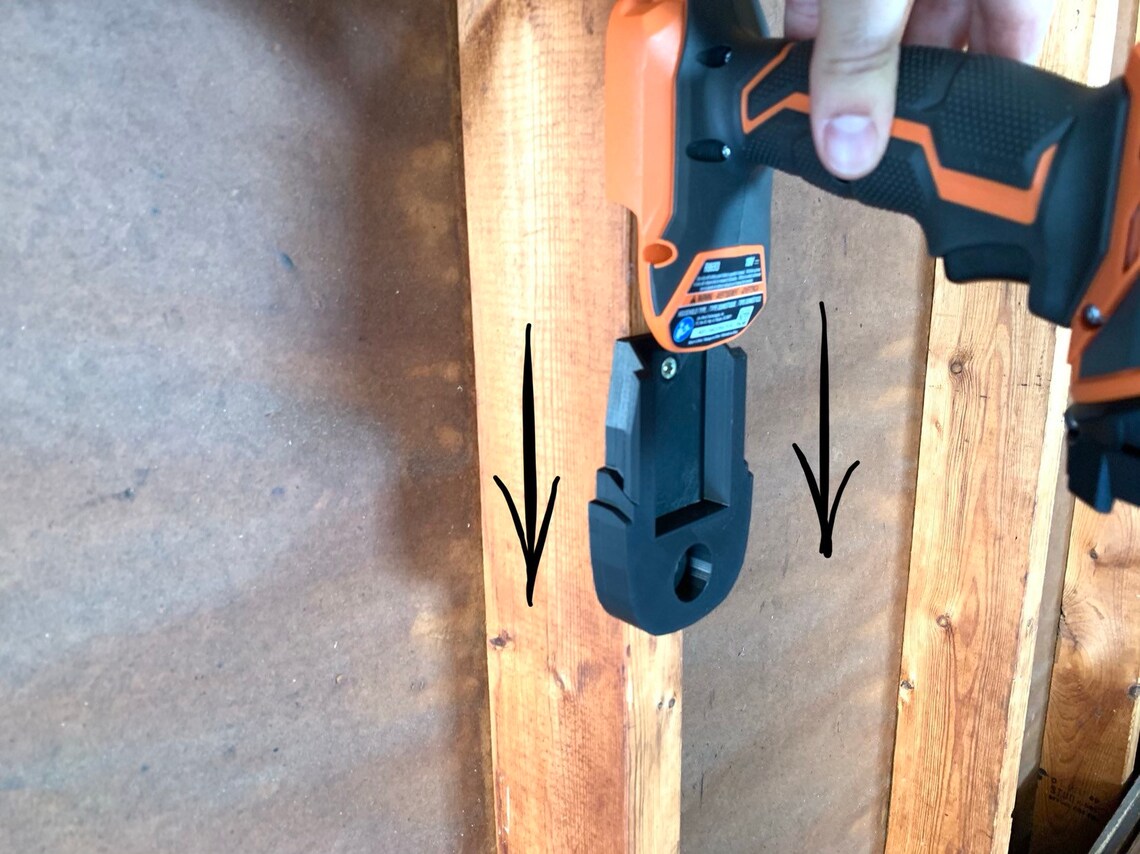 RIDGID Power Tool Storage Dock Mounting Bracket for 18V Lithium-ion ...