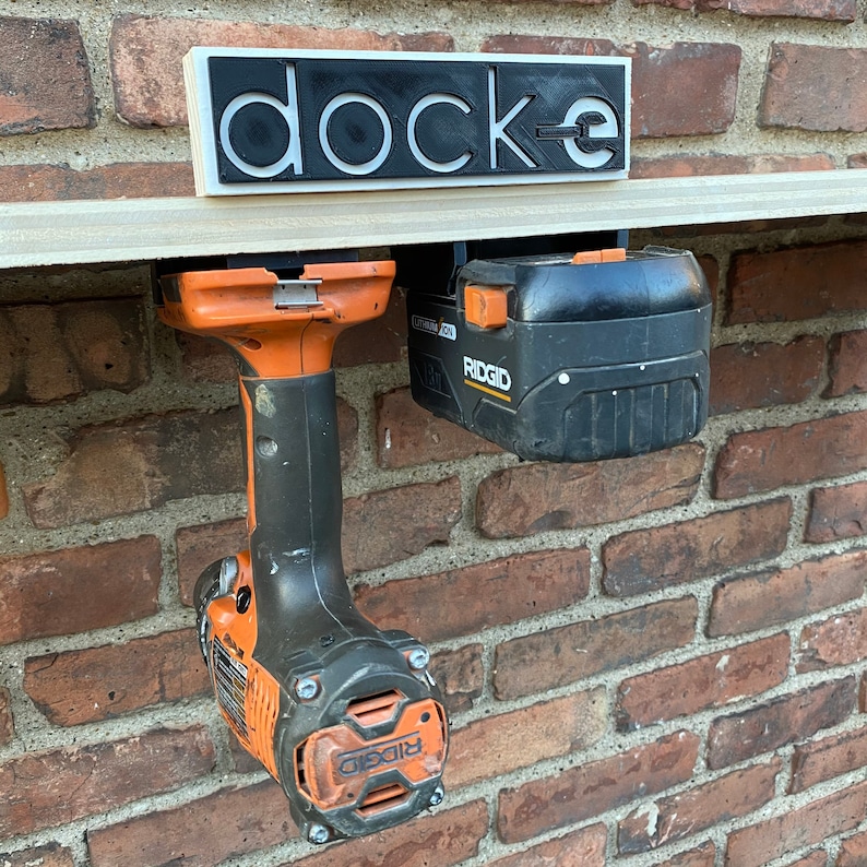 RIDGID 18V Power Tool Storage Dock Mounting Bracket for 18V - Etsy