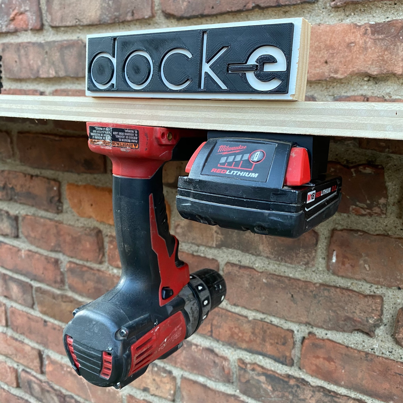 Milwaukee M18 Power Tool Storage Dock Mounting Bracket for 18V | Etsy