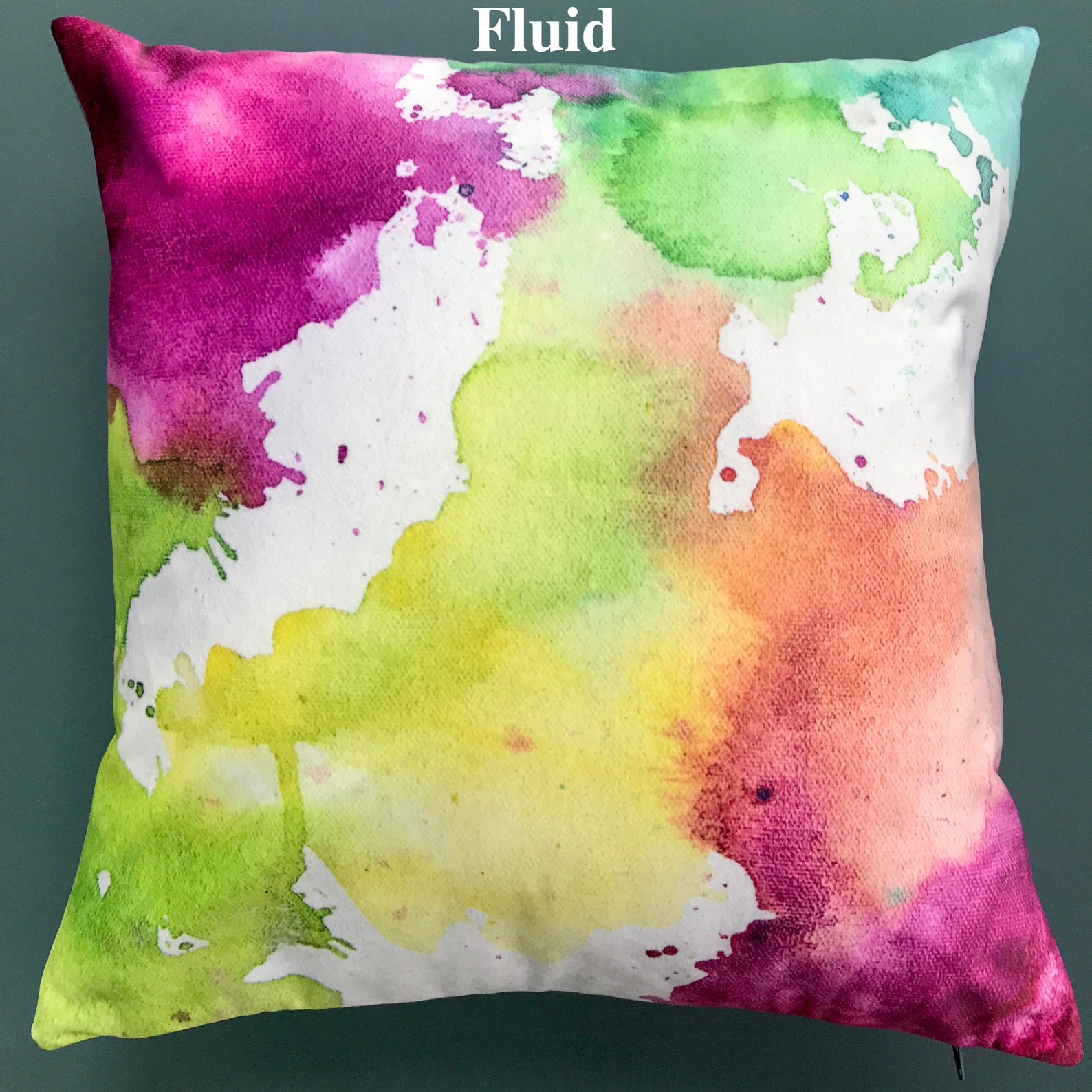 Colourful Abstract Velvet Cushions | Etsy UK