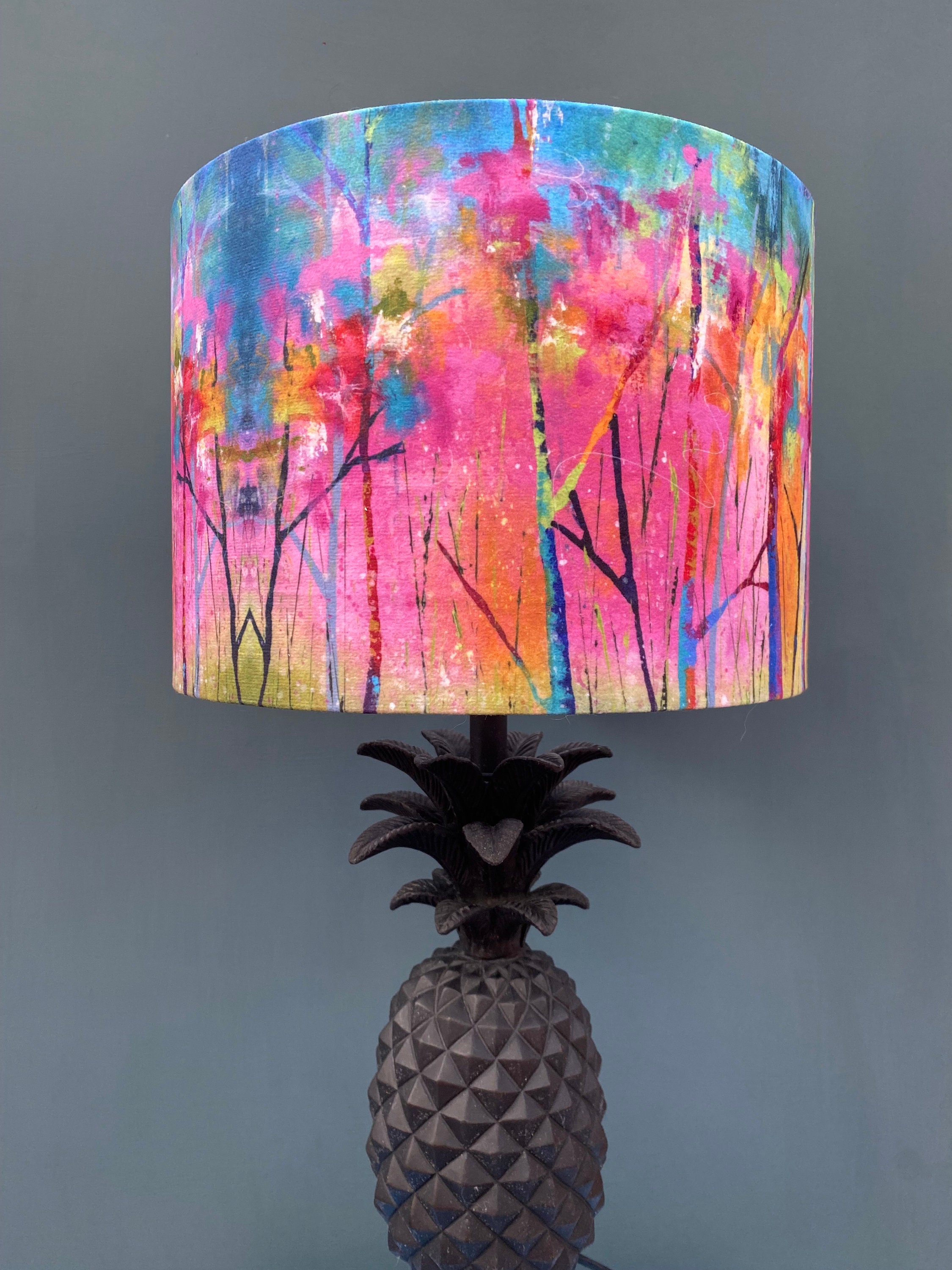 Abstract Forest Handmade Lampshade - Etsy UK