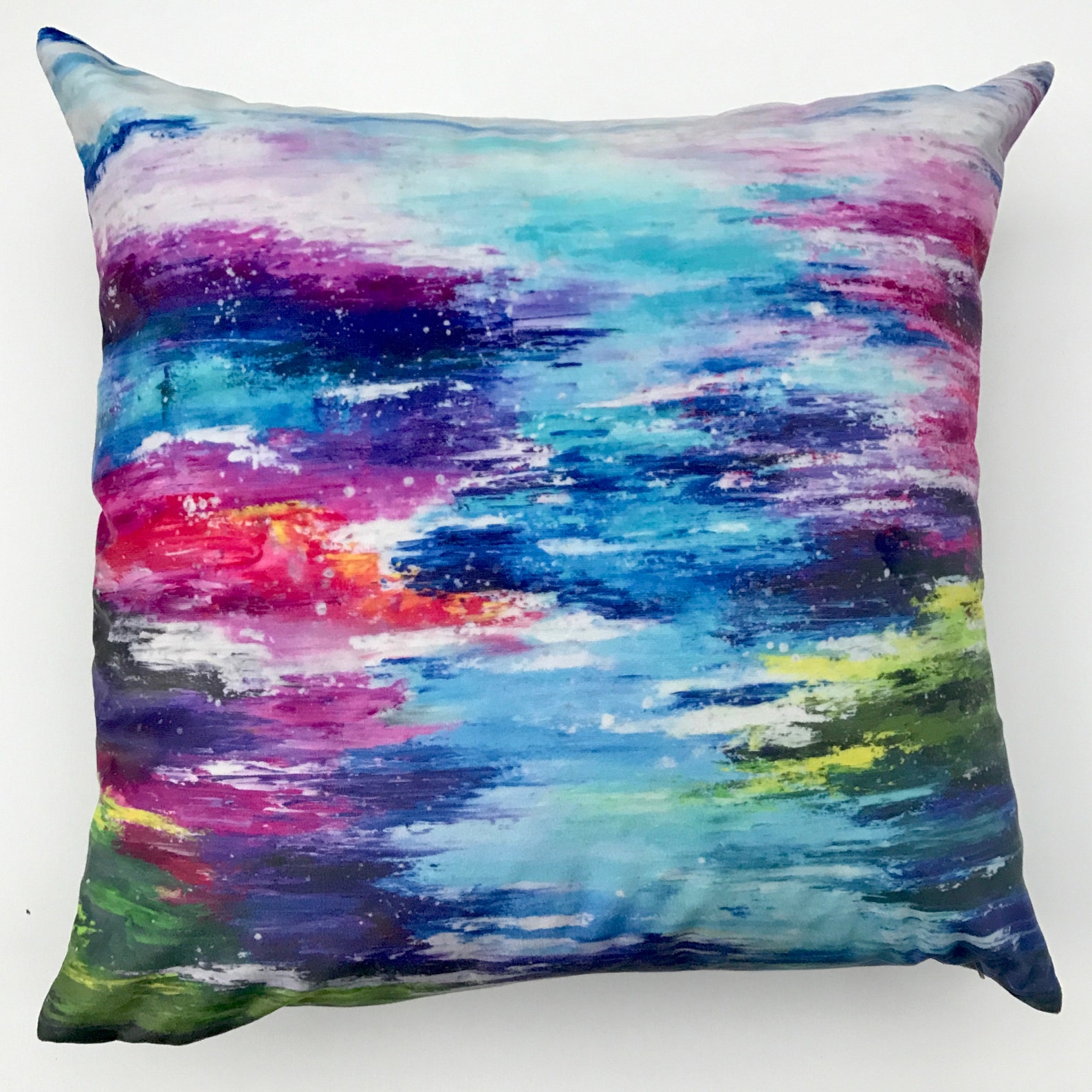 Colourful Abstract Velvet Cushions - Etsy UK