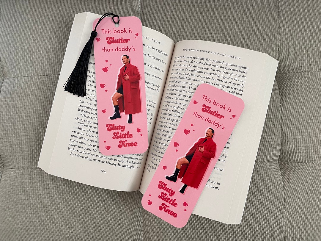 Pedro Pascal Bookmark | Daddy's Slutty Little Knee | Handmade Cardstock ...