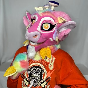 Mossy Ram Fursuit Head + Paws (trippy Addition) - Etsy