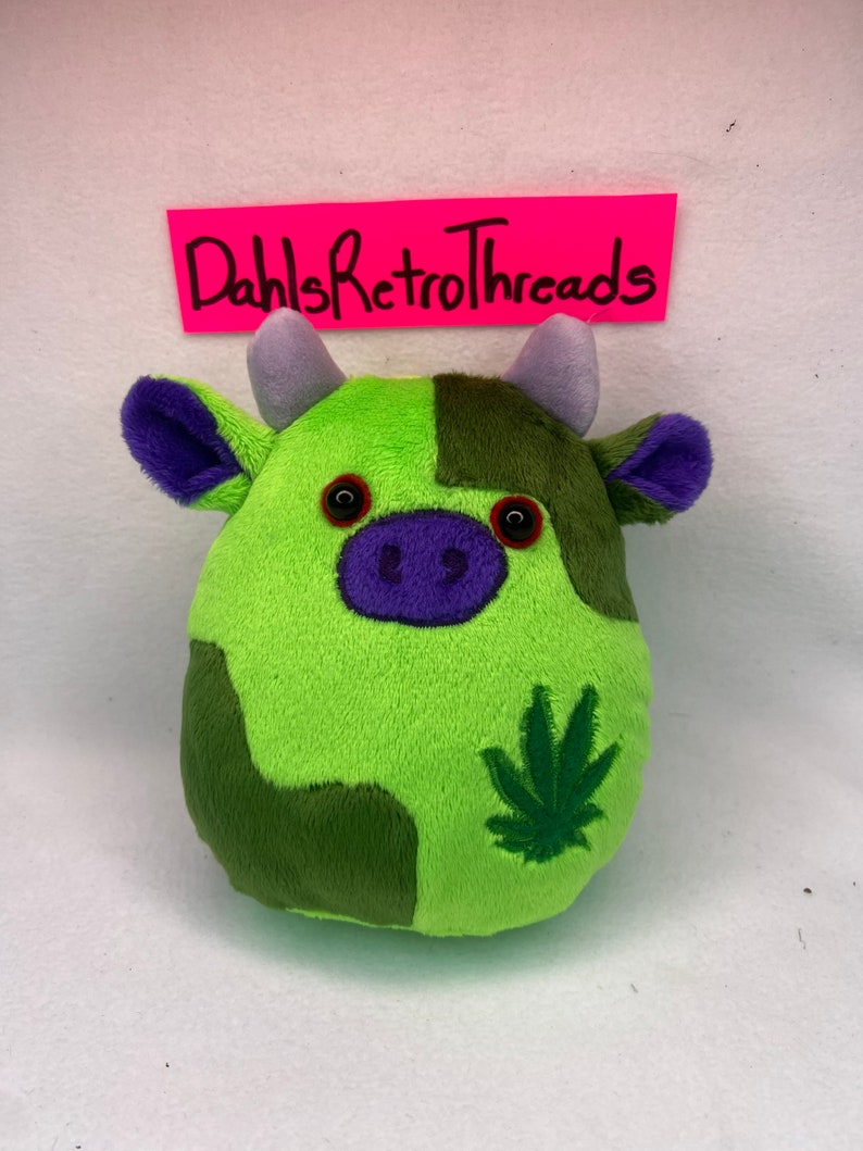 Custom Cow Squishmallow Plushie Green Grass Cow - Etsy