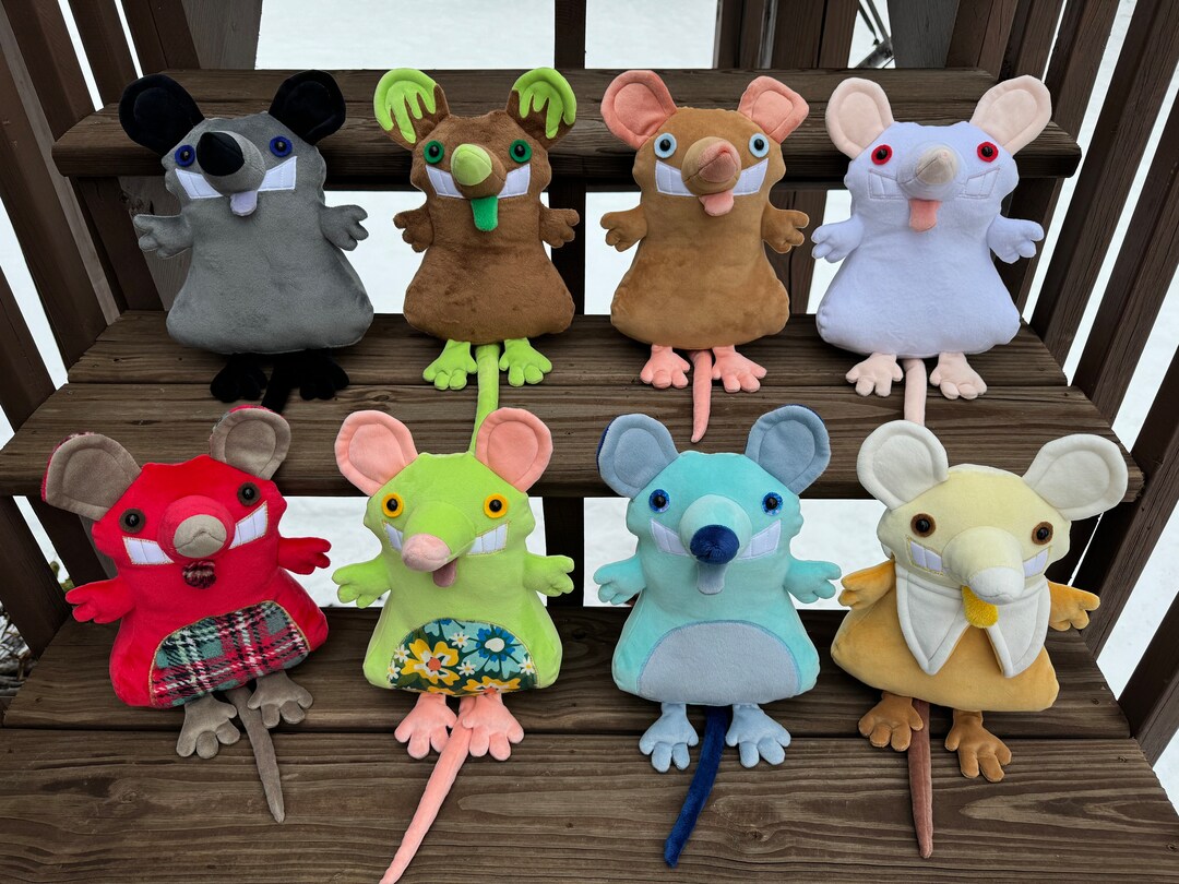 Grungeface Flatrat Plushies - Etsy
