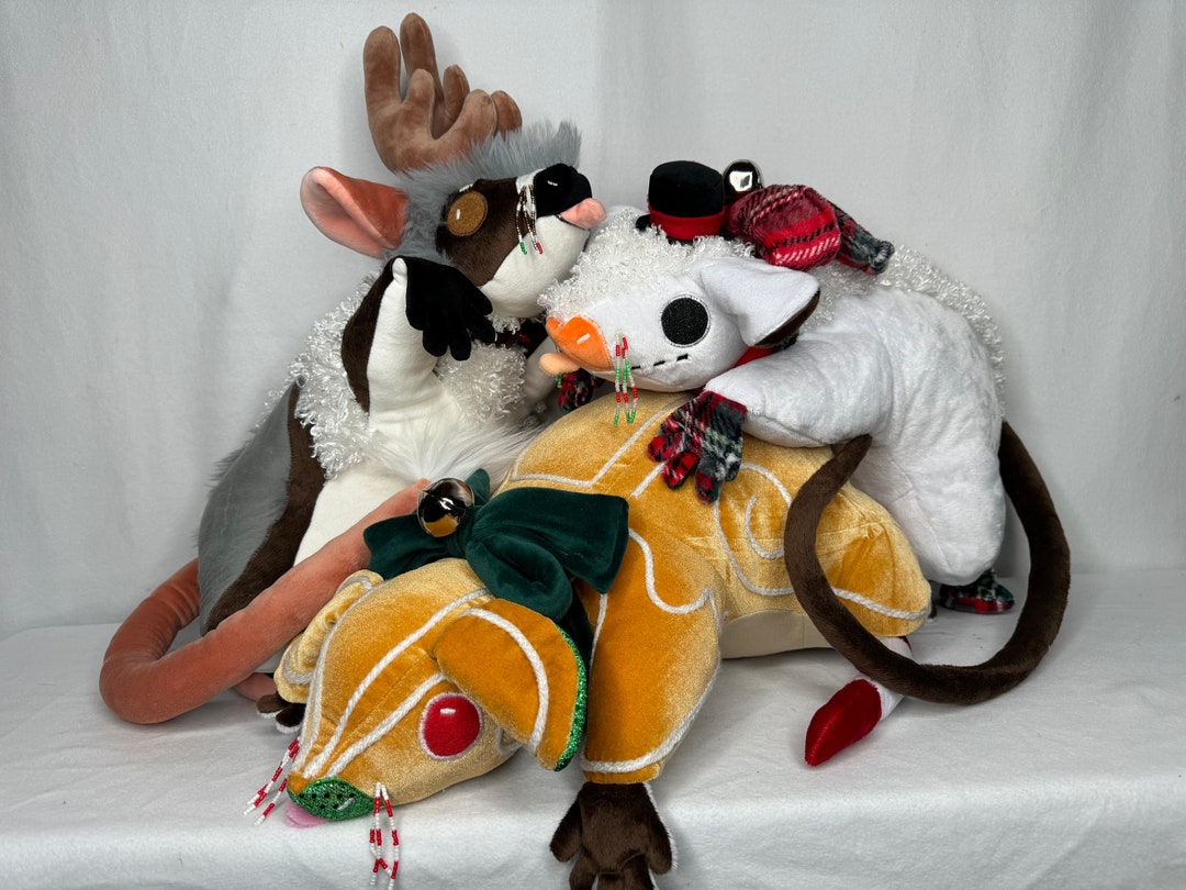 Flatrat Christmas Plushies/ Plush Toy/ Stuffed Animal - Etsy
