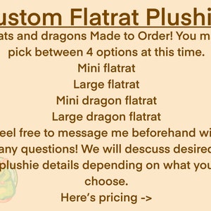 Custom Flatrat Plushies - Etsy