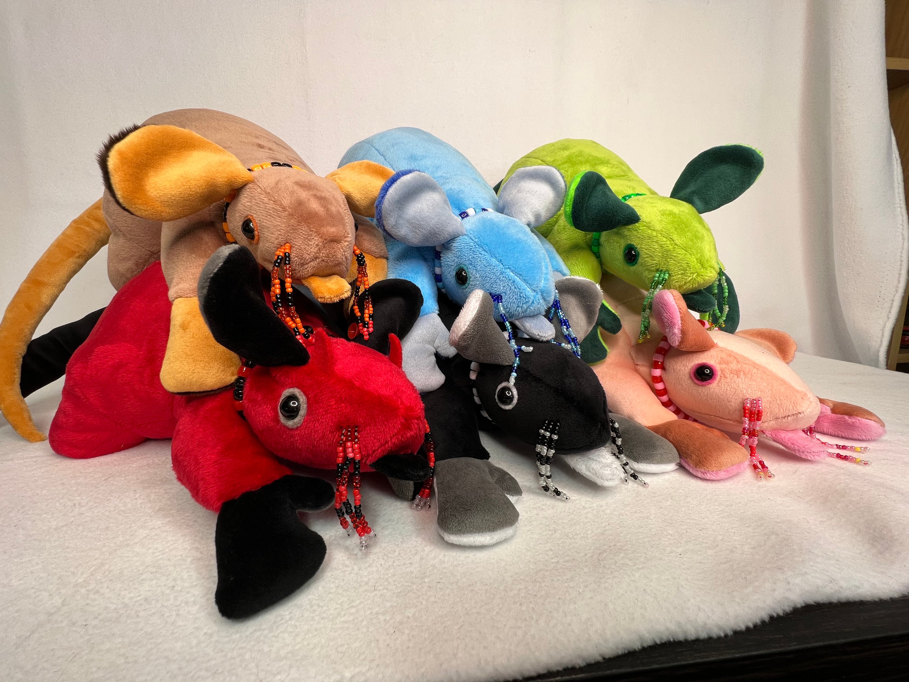 Rat/ Mouse Plushies/ Mini Flat Mice/ Stuffed Animal/ Plush Toy - Etsy