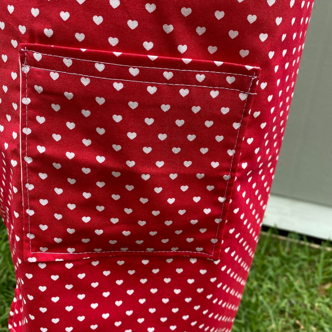 Apron With Hearts Apron With Mini Hearts - Etsy