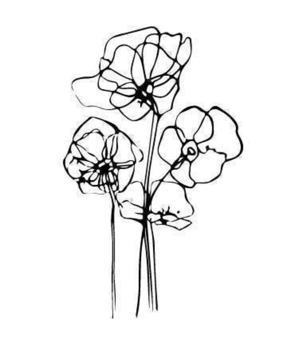 Flowers Silk Screen Stencil, DIY Screen Printing, DIY Silk Screen ...