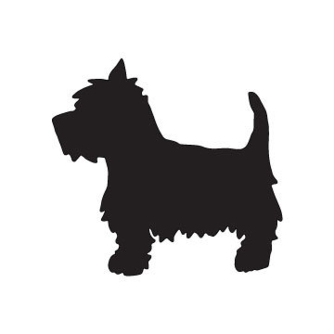 Fusible Precut Stained Glass Puppy Dog, Pre Cut Yorkie Shape COE 90 ...