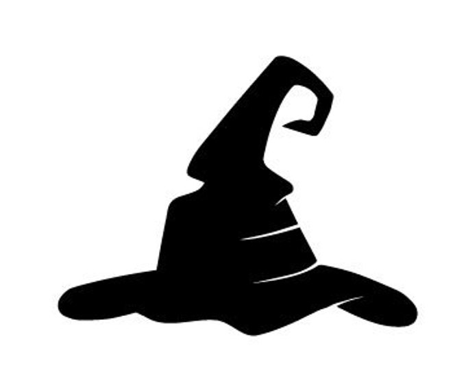 Witches Hat Precut Fusible Glass, Halloween Precut Stained Glass, Glass ...