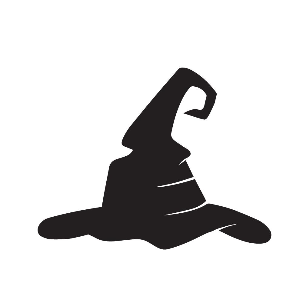 Witches Hat Precut Fusible Glass, Halloween Precut Stained Glass, Glass ...