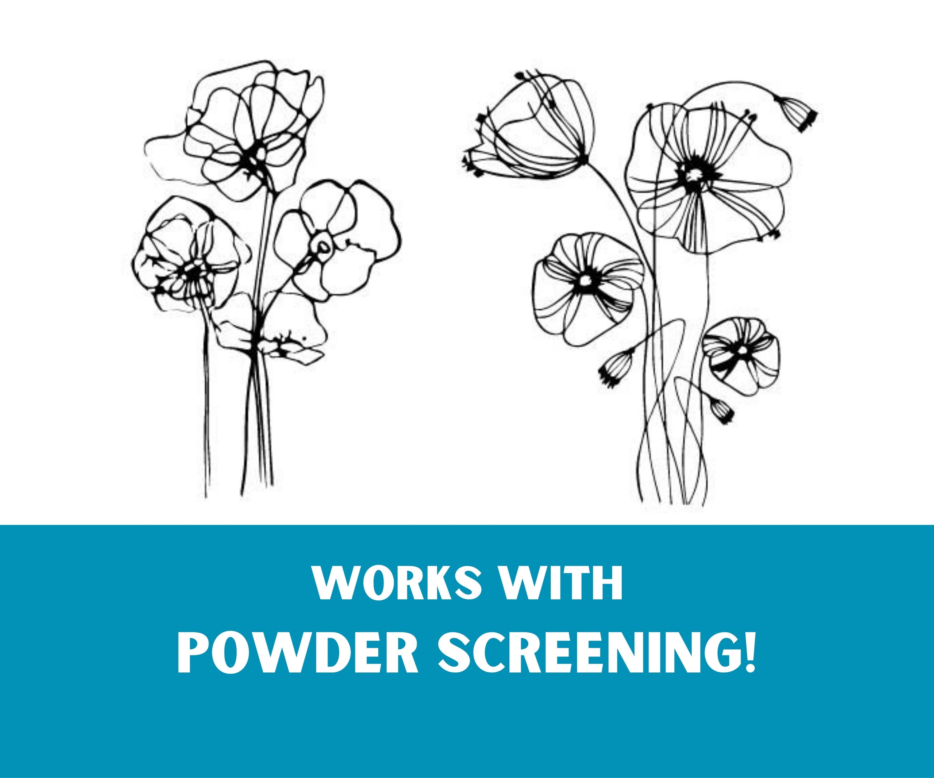 Flowers Silk Screen Stencil DIY Screen Printing DIY Silk - Etsy Canada