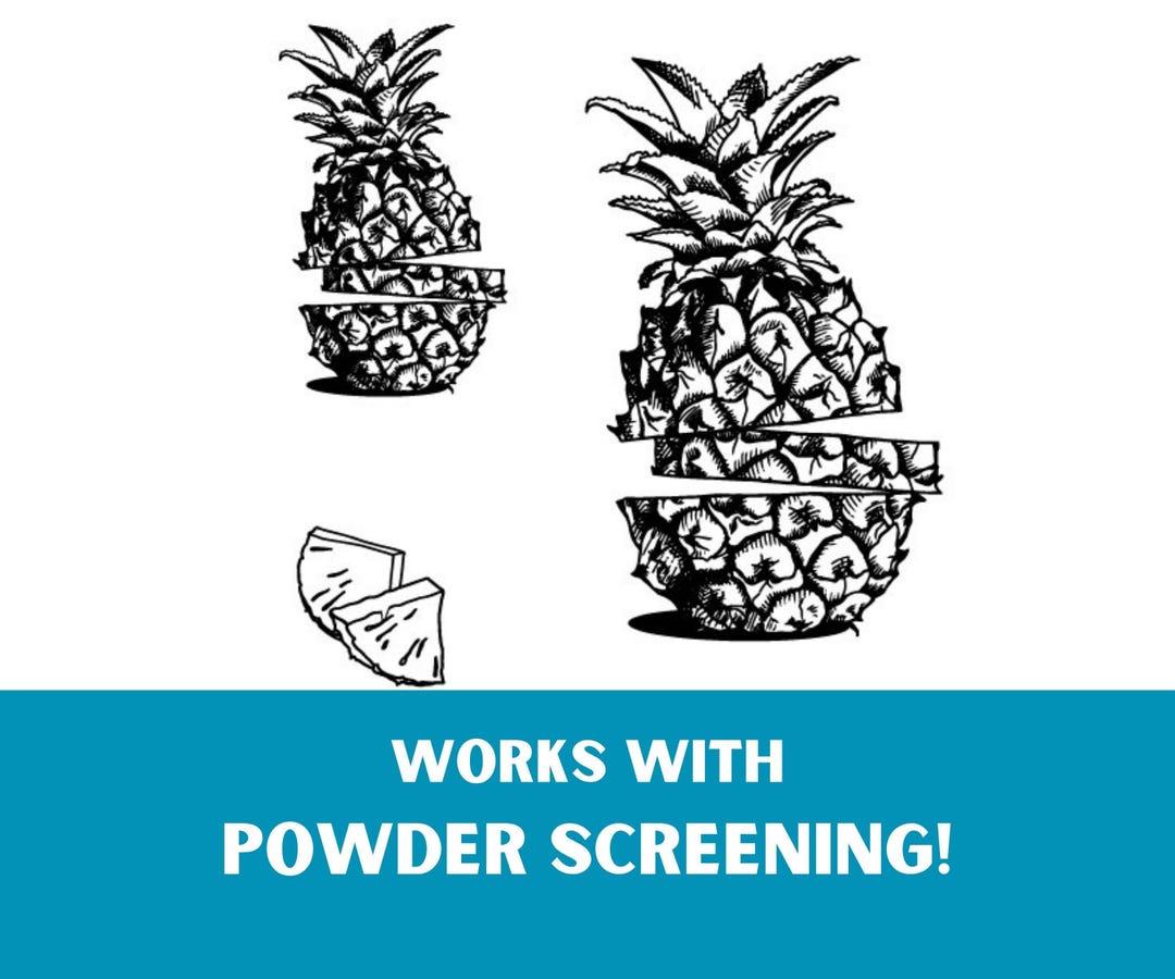 Pineapples Silk Screen Stencils, Screen Printing Supplies, Printmaking ...