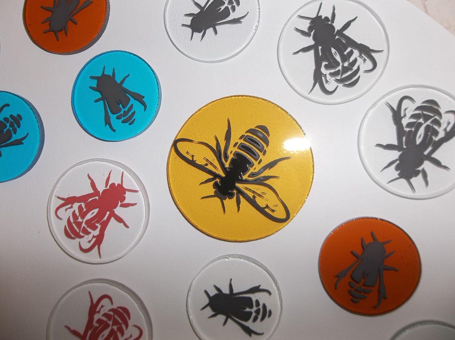 Bees and Honeycomb Silk Screen Stencil, Custom Screen Print ...