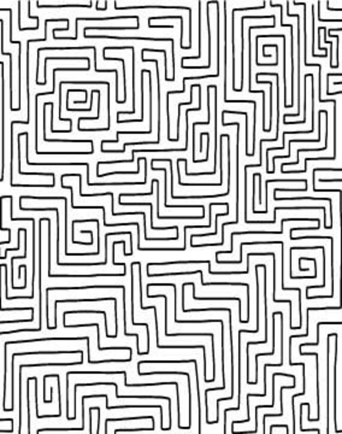 Maze Silk Screen Stencil Silk Screen for Polymer Clay Maze | Etsy