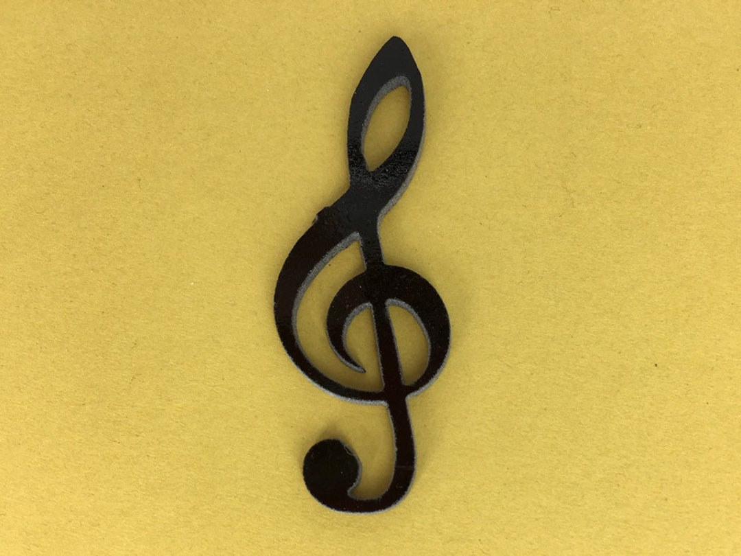 Precut Glass Treble Clef, Fusible Music Note Shape, Pre-cut Glass, Coe ...