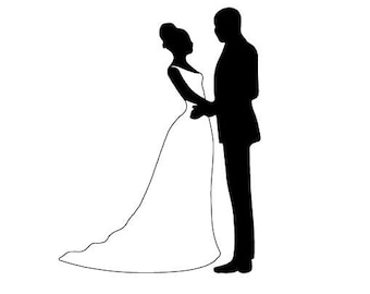 Stained Glass Bride and Groom - Etsy