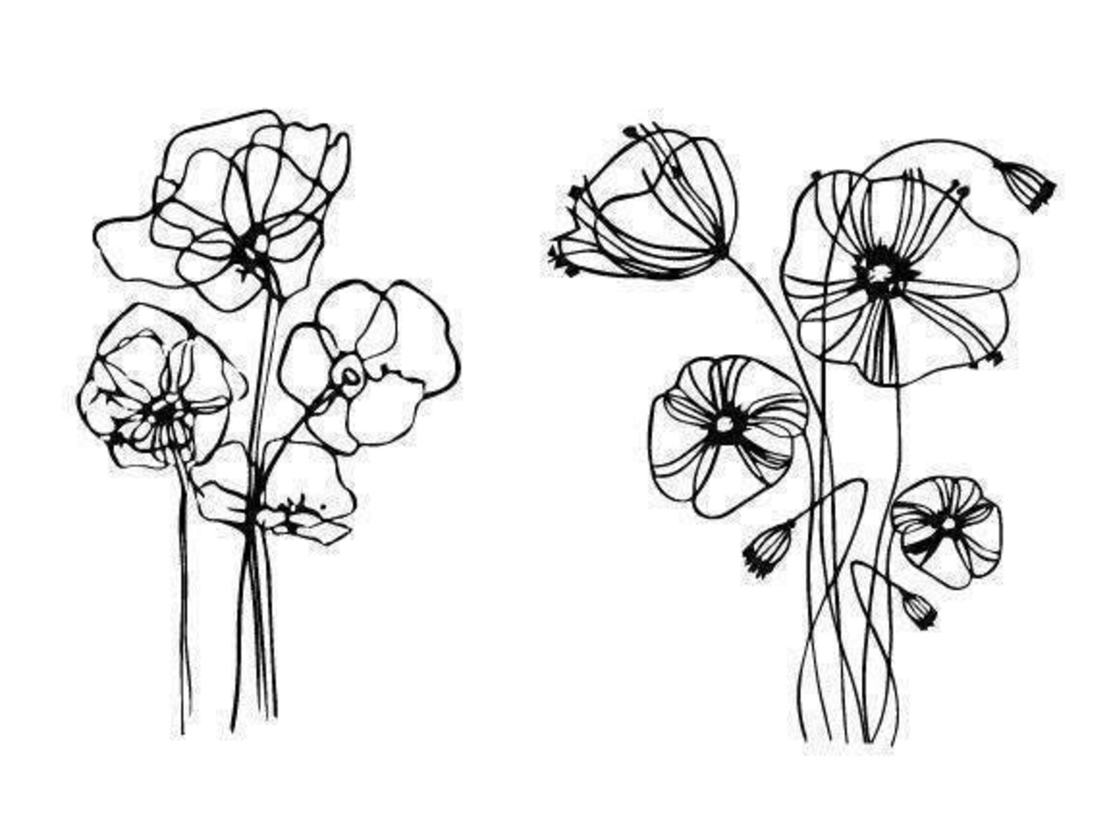 Flowers Silk Screen Stencil, DIY Screen Printing, DIY Silk Screen ...