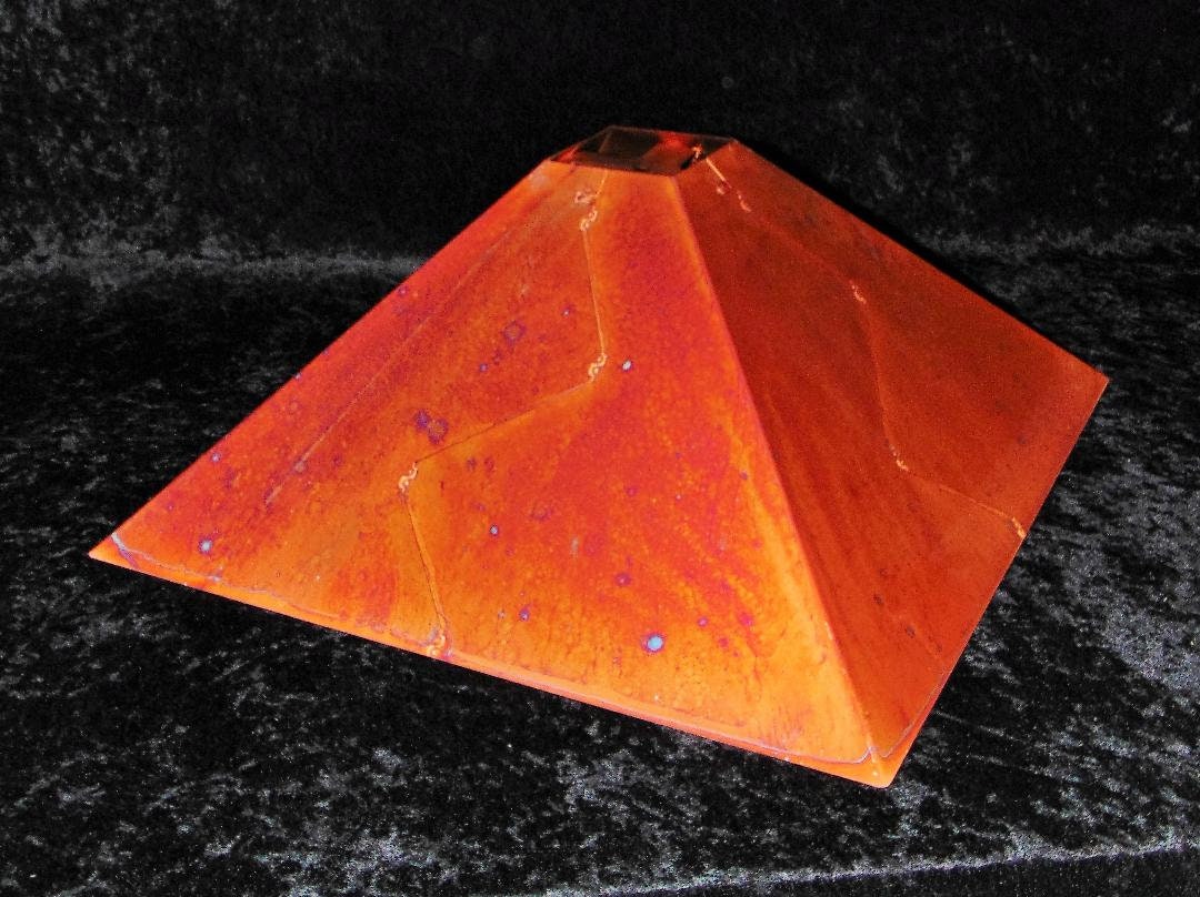 18" Copper Pyramid Lamp Shade 18" - Etsy