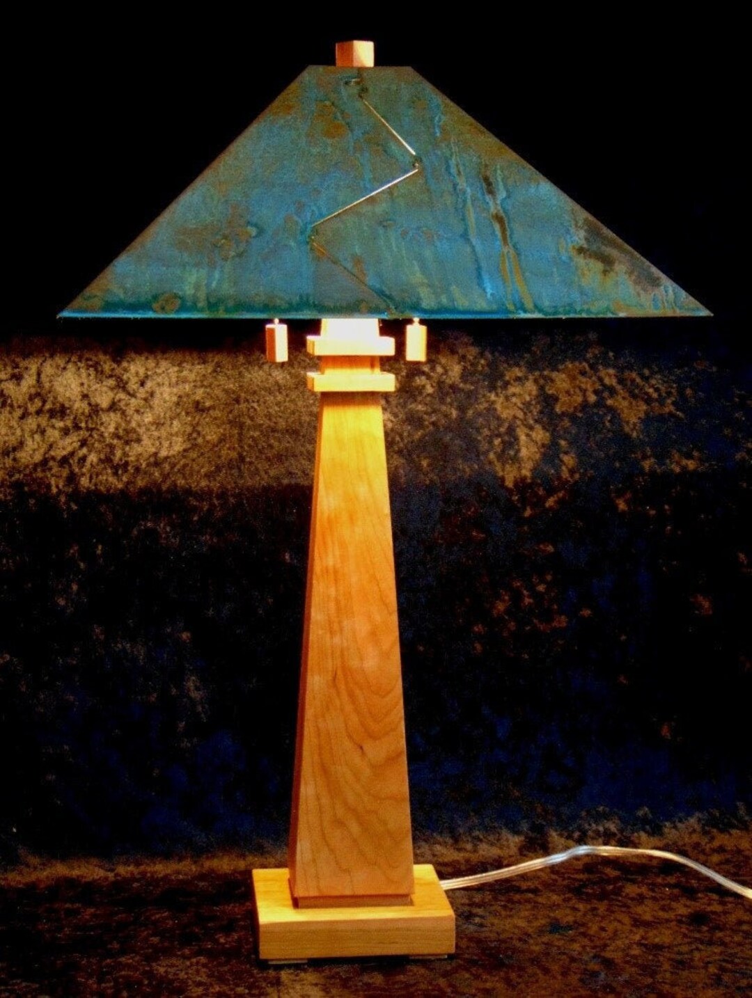 Table Lamp 1904 Mission Cherry - Etsy