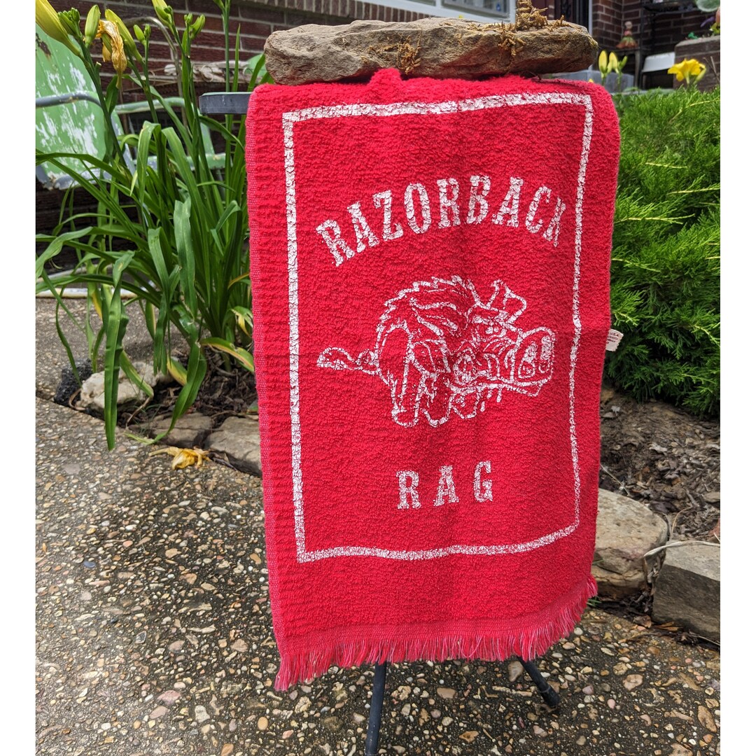 Razorback Bar Towel Set of 2 Vintage Hand Towels Razorback - Etsy