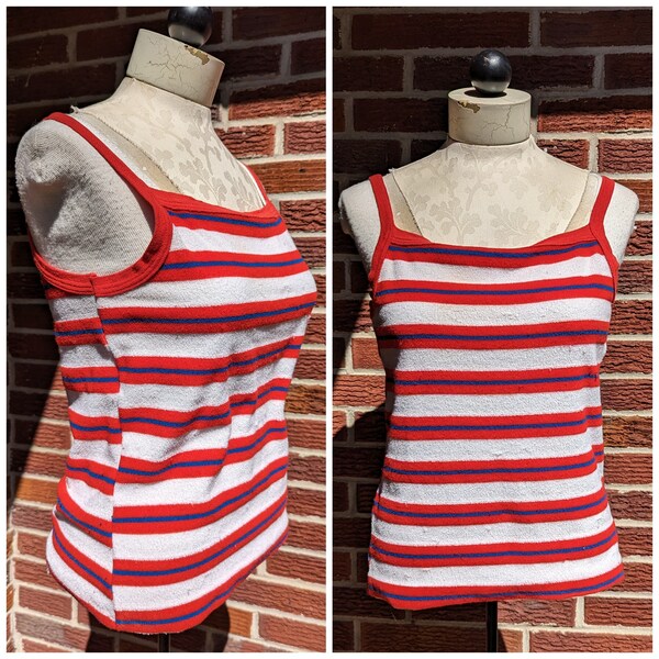 Terry Cloth Tank Top - Etsy