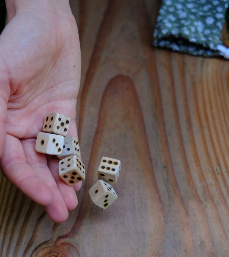Backpacking Wooden Farkle Set - Etsy