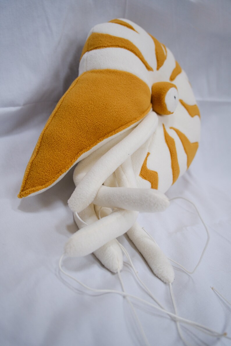 Nautilus Soft Fleece Sea Creature Plushie/pillow/stuffed Animal - Etsy