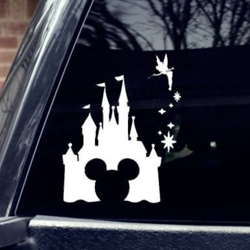 Walt Disney With Mickey Mouse Vinyl Decal Car Decal - Etsy