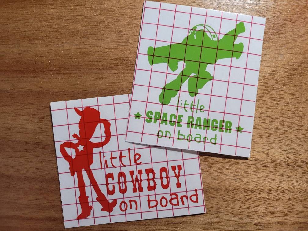 Buzz Lightyear Car Decal Little Space Ranger on Board - Etsy