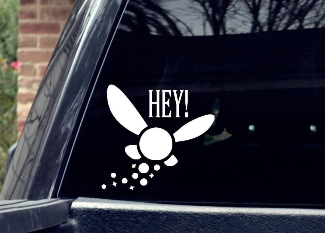 Zelda Navi "hey!" Car Decal - Etsy