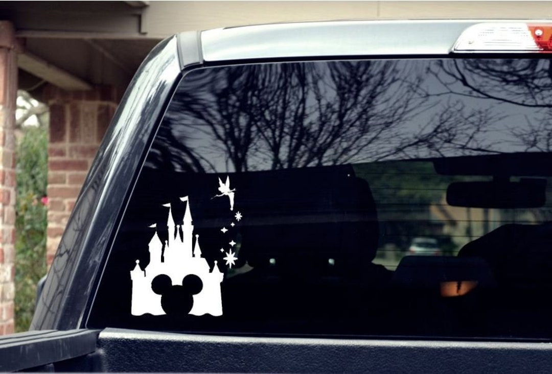 Disney Castle Car Decal - Etsy