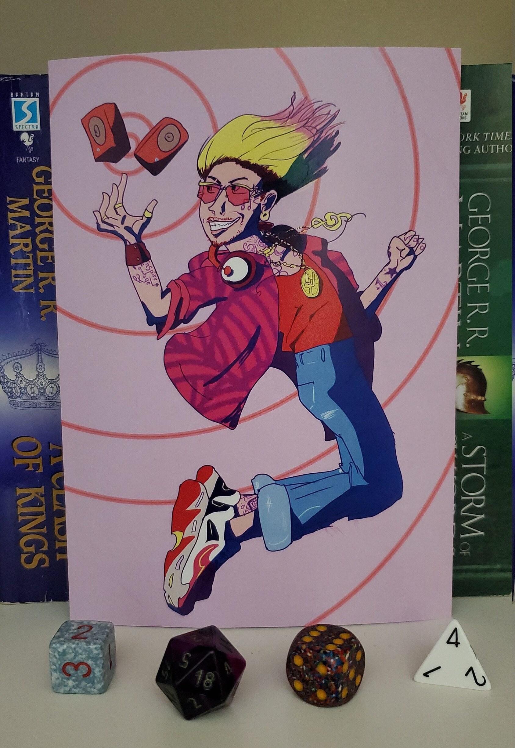 Modern Bard Print - Etsy