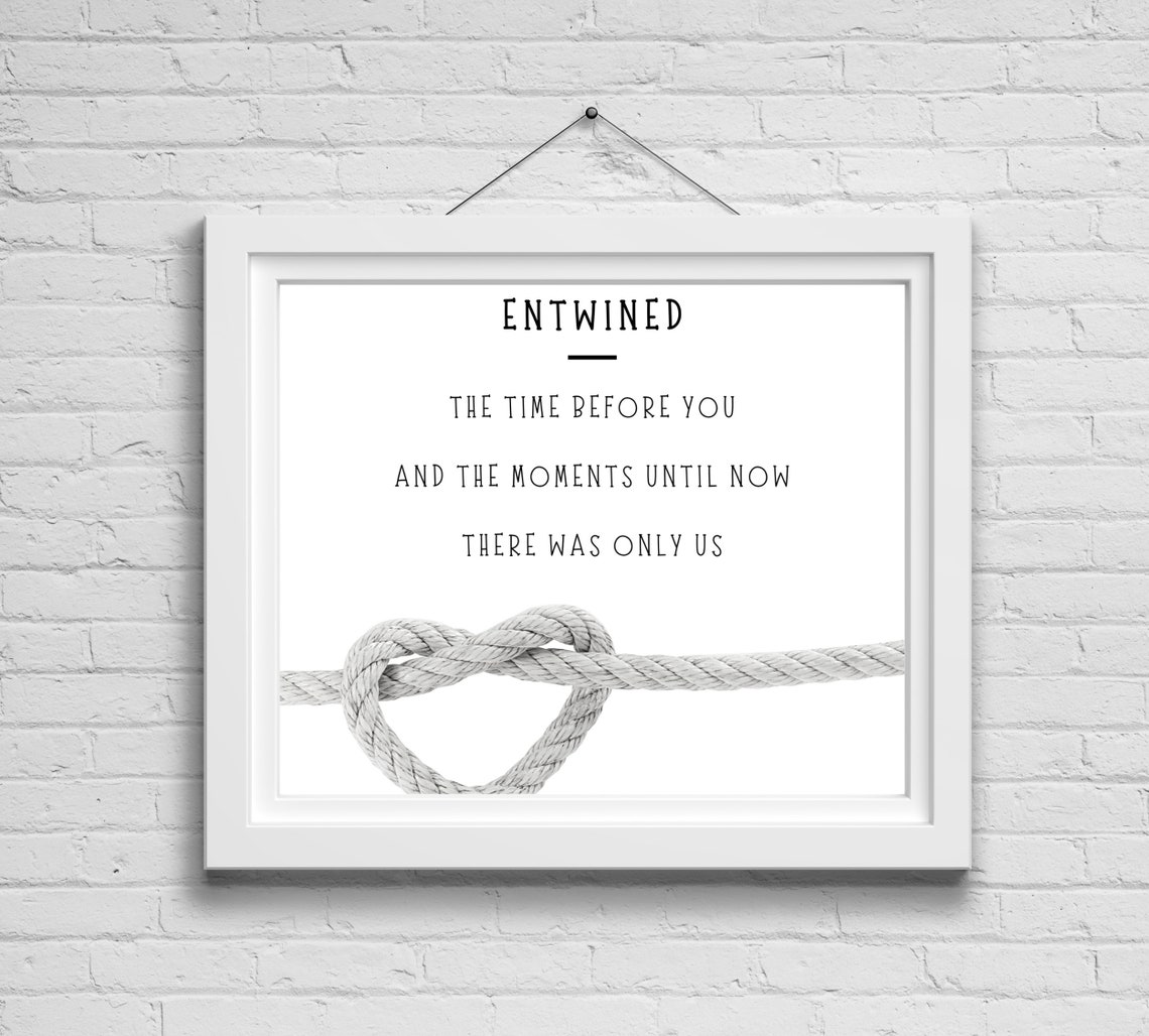 Entwined Poem | Love Poem | Printable Love Poem | Digital Poem | Love ...