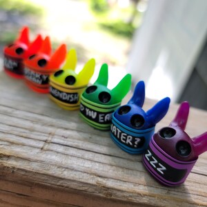 Crayola Fluorescent Rainbow Crayon Inspired Bunnies Self Care Buddies ...