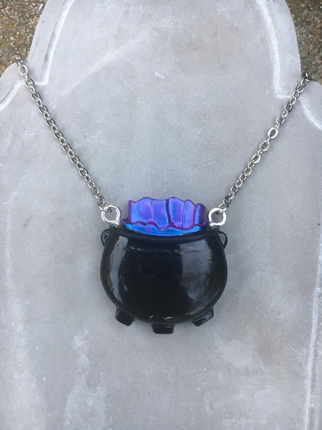 Cauldron Necklace Cauldron Jewelry Witch Necklace - Etsy Italia