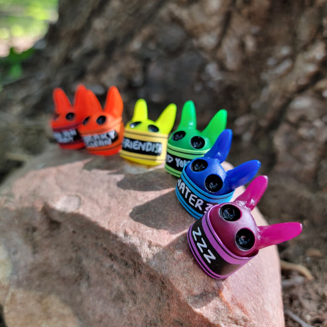 Crayola Fluorescent Rainbow Crayon Inspired Bunnies Self Care Buddies ...
