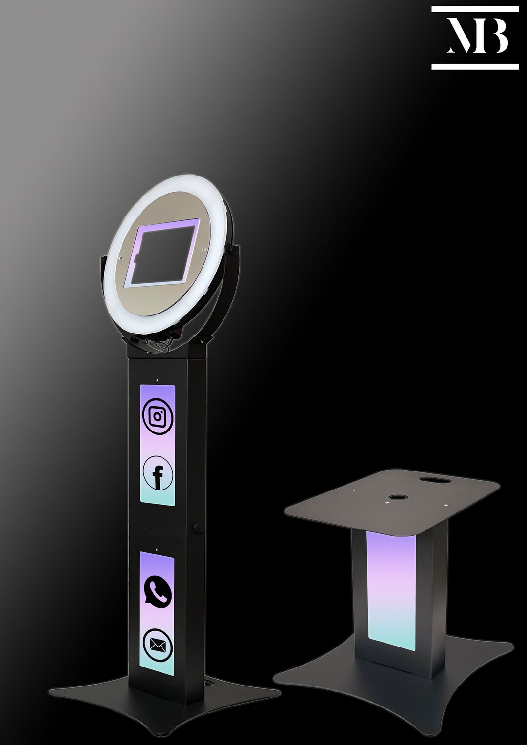 IPad Photo Booth Shell W/ LED Printer Stand for SALE Plug and Play ...