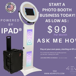 IPad Photo Booth by Modish Booths Phantom W/ Travel Case by 4EVR Foto ...