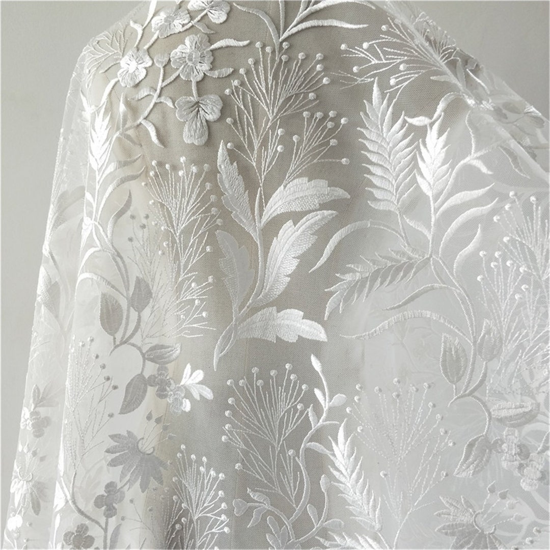 Beautiful Embroidery Lace Fabric, Wedding Dress Lace Fabric, Bridal ...