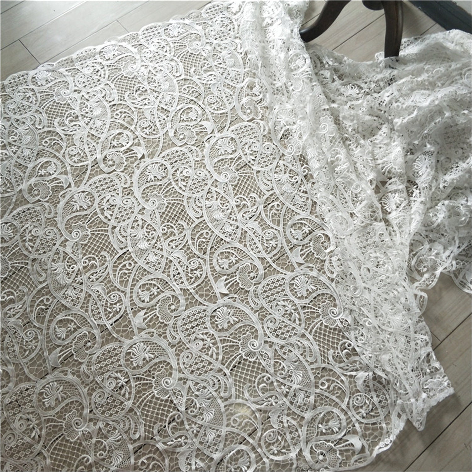 Tela de encaje floral de alta calidad tela de encaje de - Etsy España