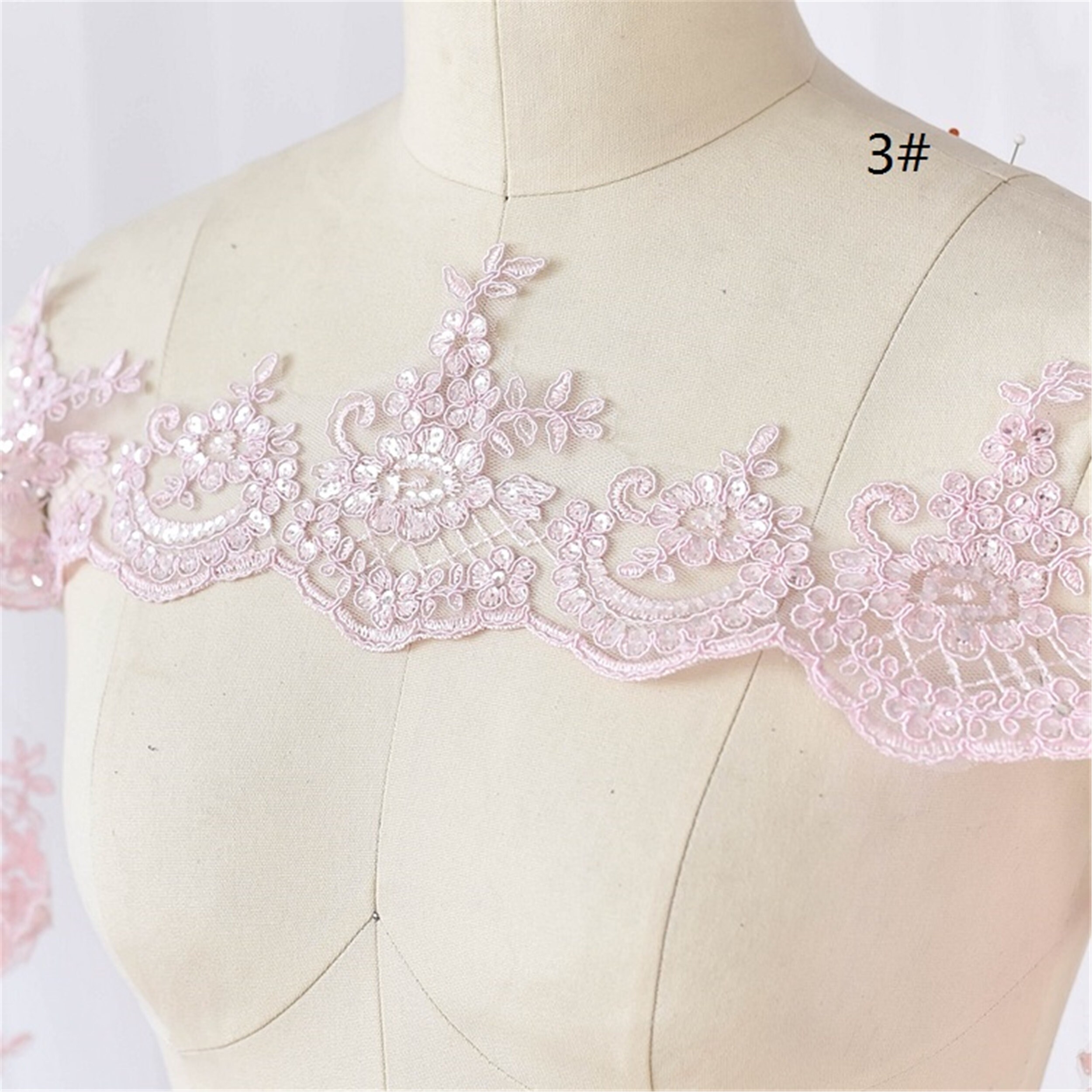 11-colors NEW Sell by Yard Alencon Lace Trim Corded Lace - Etsy